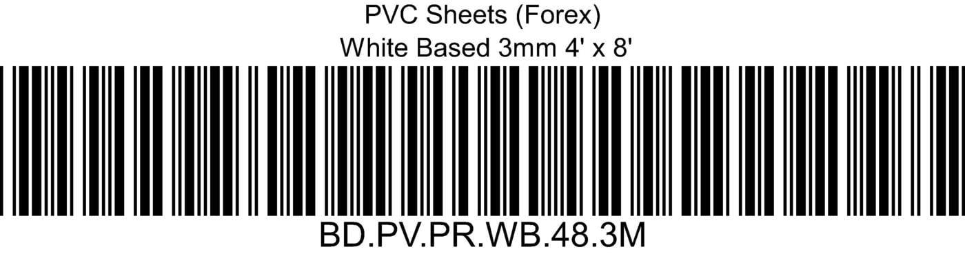 High-Quality White PVC Sheets Forex - 3mm Thickness 4 x 8