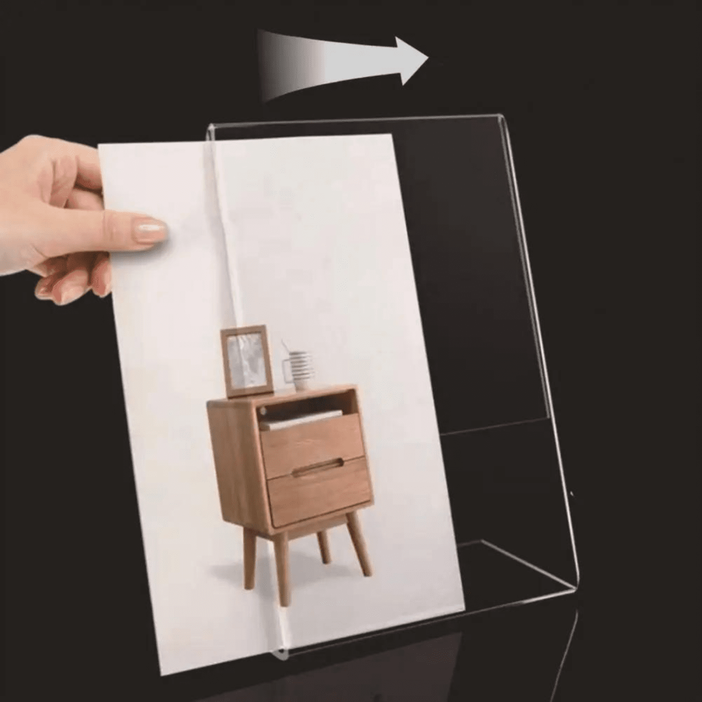 Buy Clear Acrylic Table Stand A4 & A5 | Acrylic Holder For Store