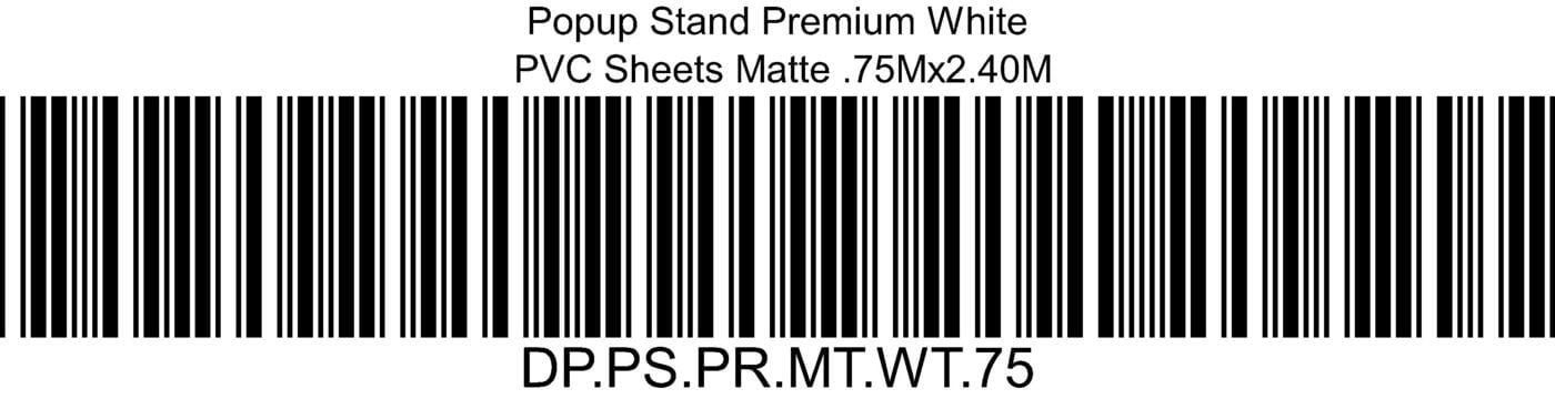 Premium White PVC Popup Stand Sheets - Matte Finish .75Mx2.40M ...