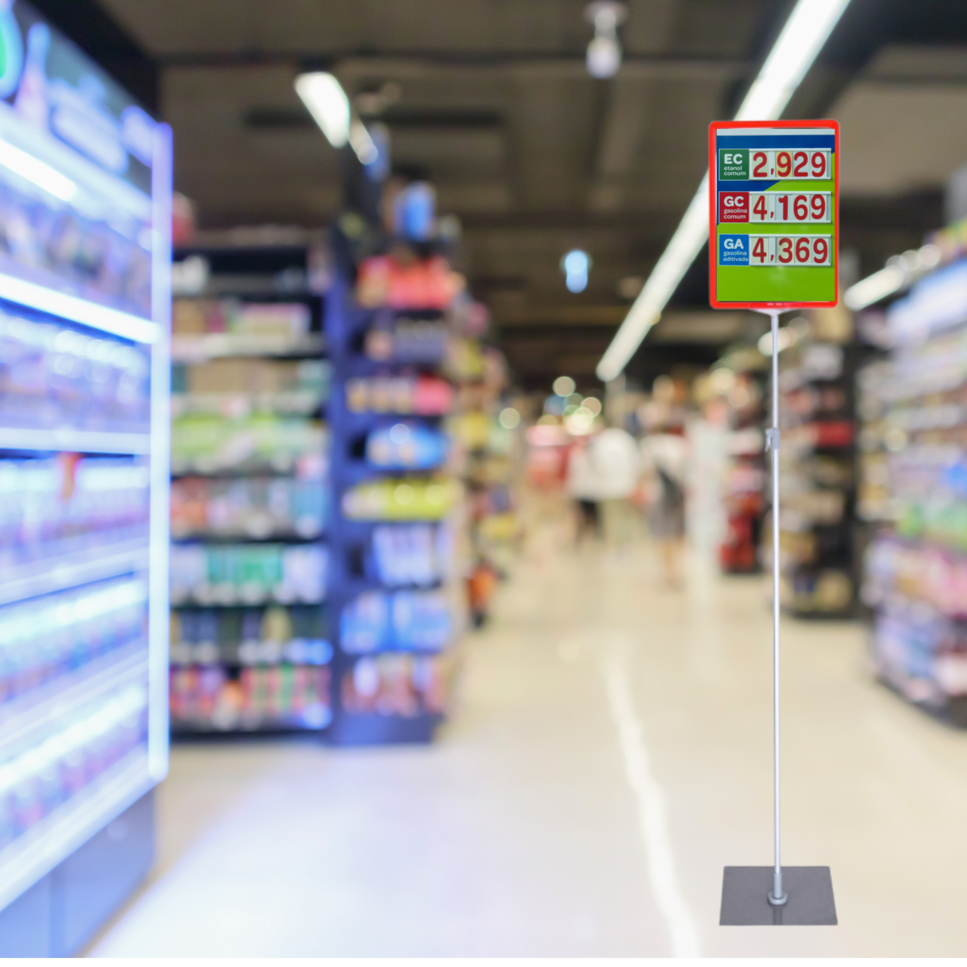 Floor POP Stands With Poster Frame A3 & A4