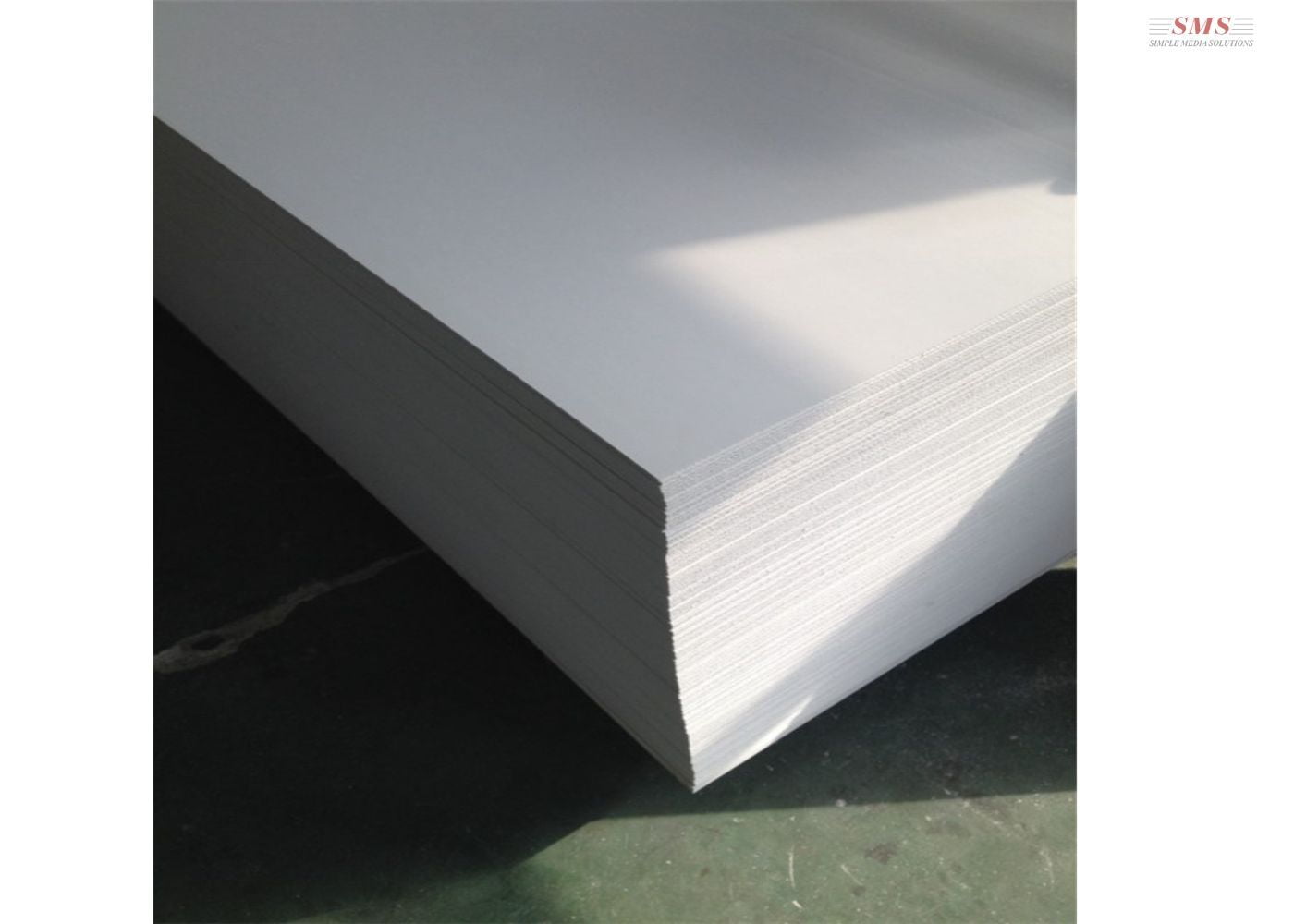White-Based PVC Sheets (Forex) 2mm 4' x 8' - Versatile and Durable