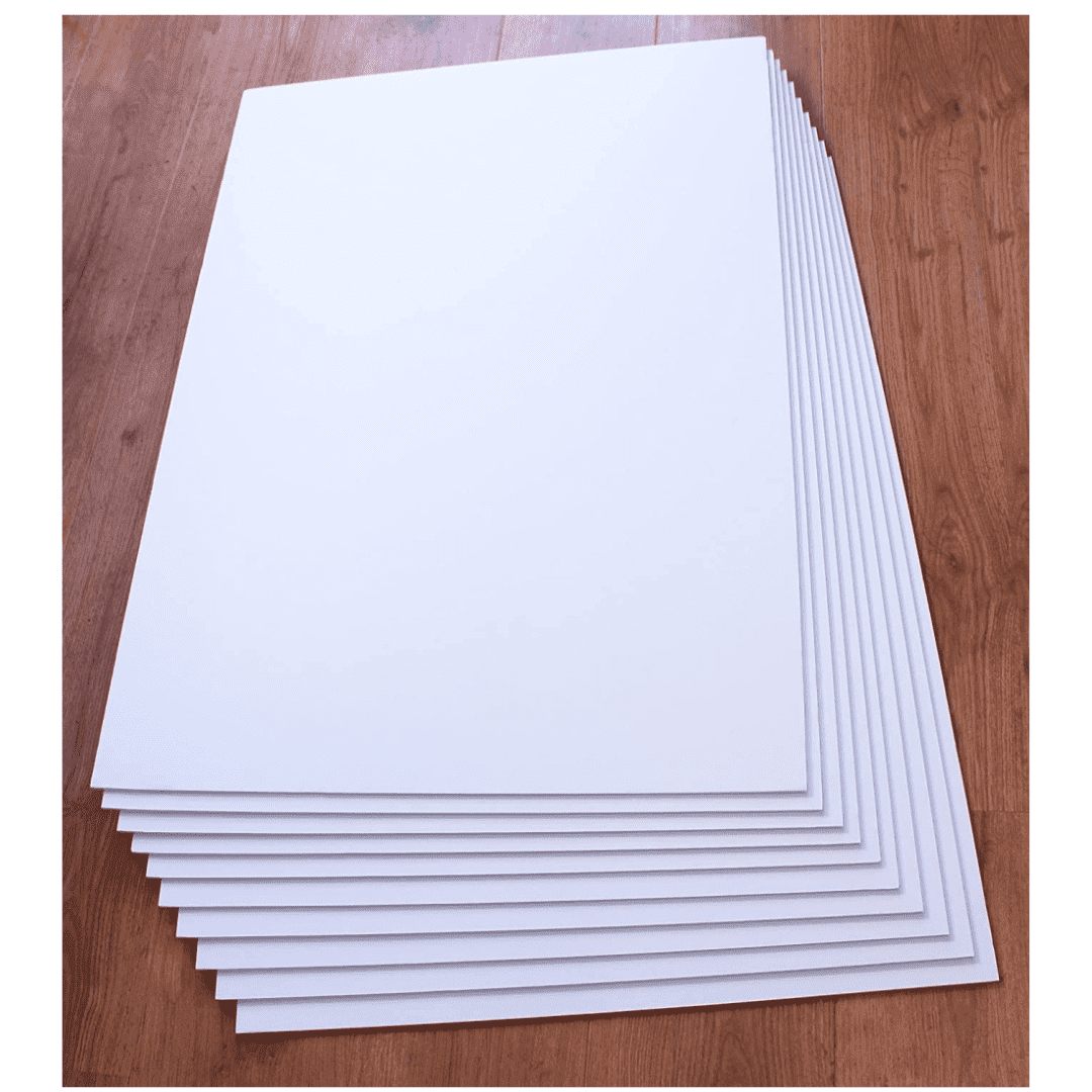 High-Quality White PVC Sheets Forex - 3mm Thickness 4 x 8