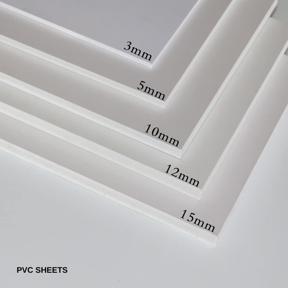 High-Quality White PVC Sheets Forex - 3mm Thickness 4 x 8